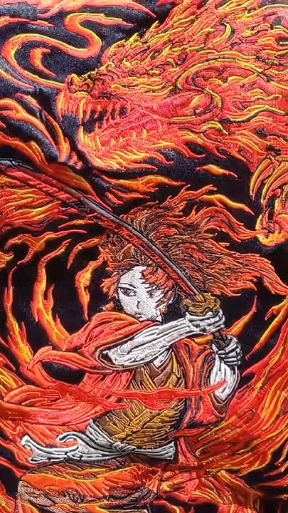 Sukajan Yoriichi Tsugukuni Kimetsu No Yaiba Anime Demon Slayer Jacket Demonslayer