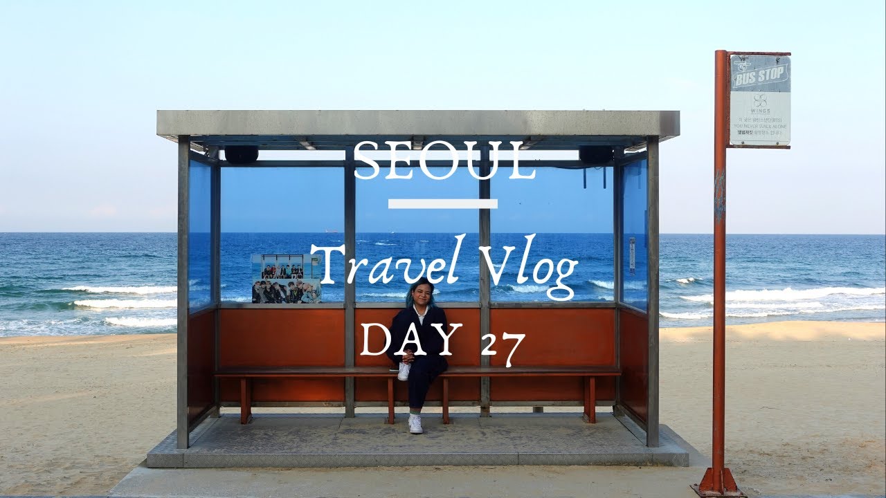VISITING THE BTS BUS STOP | Day 27 - YouTube