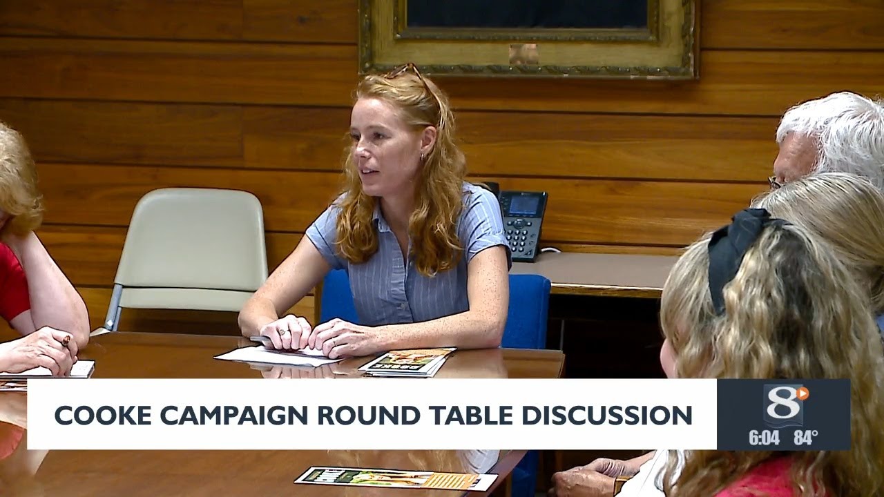 Cooke campaign hosts round table discussion in La Crosse - YouTube