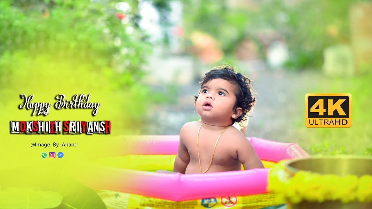 MOKSHITH SRIYANSH 1ST BIRTHDAY 4K TEASER 💫 #mokshith #teaser #birthday ...