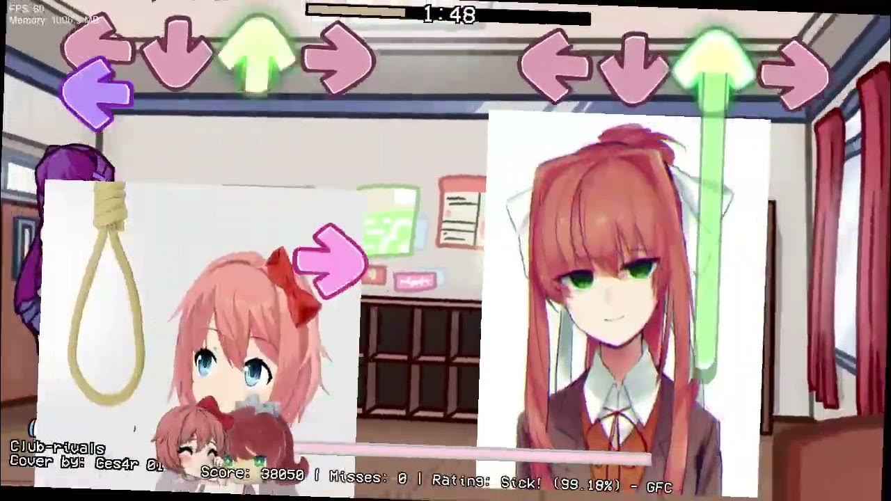 Club Rivals (Unlikely Rivals but Sayori and Monika sings it) // Fusion-mod [HAPPY ANIVERSARY ...