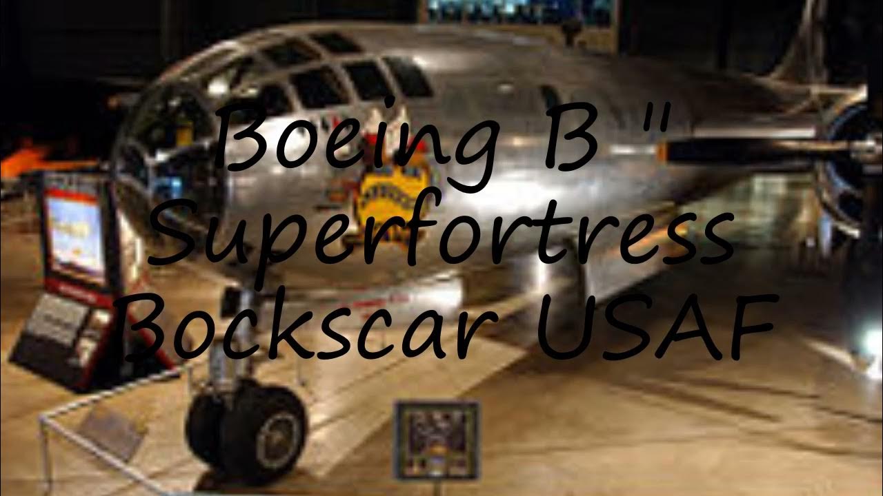 How to pronounce Boeing B " Superfortress Bockscar USAF in English? - YouTube