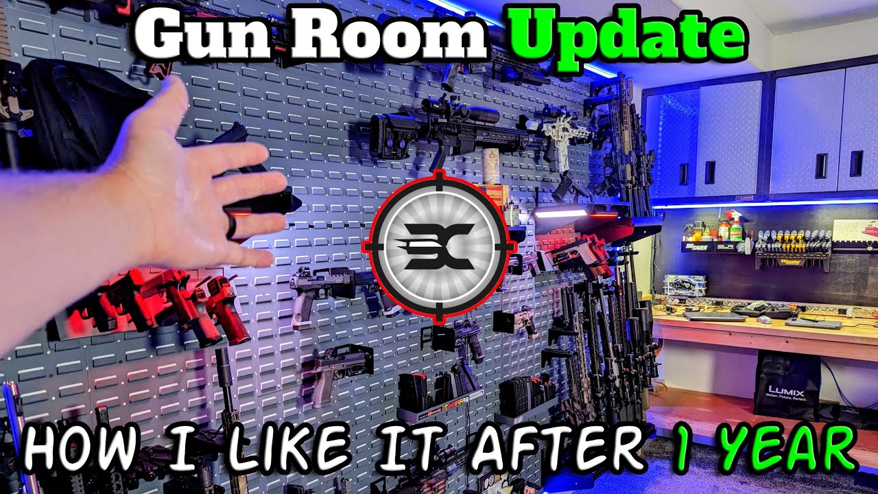Gun room update, how the gun wall works and a much needed upgrade ...