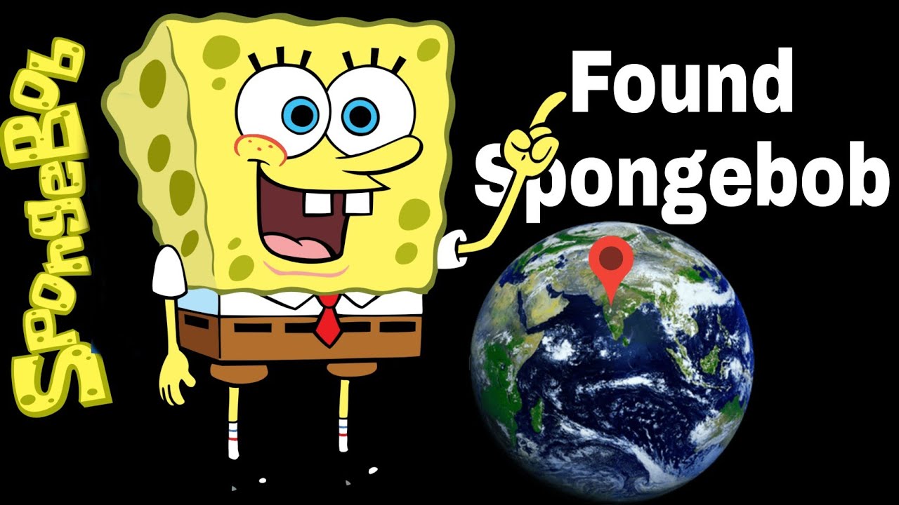 Spongebob found😰!! on google earth#spongebob - YouTube