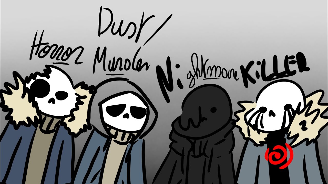 Nightmare is telling a secret to the MTT /murder time trio /Undertale ...