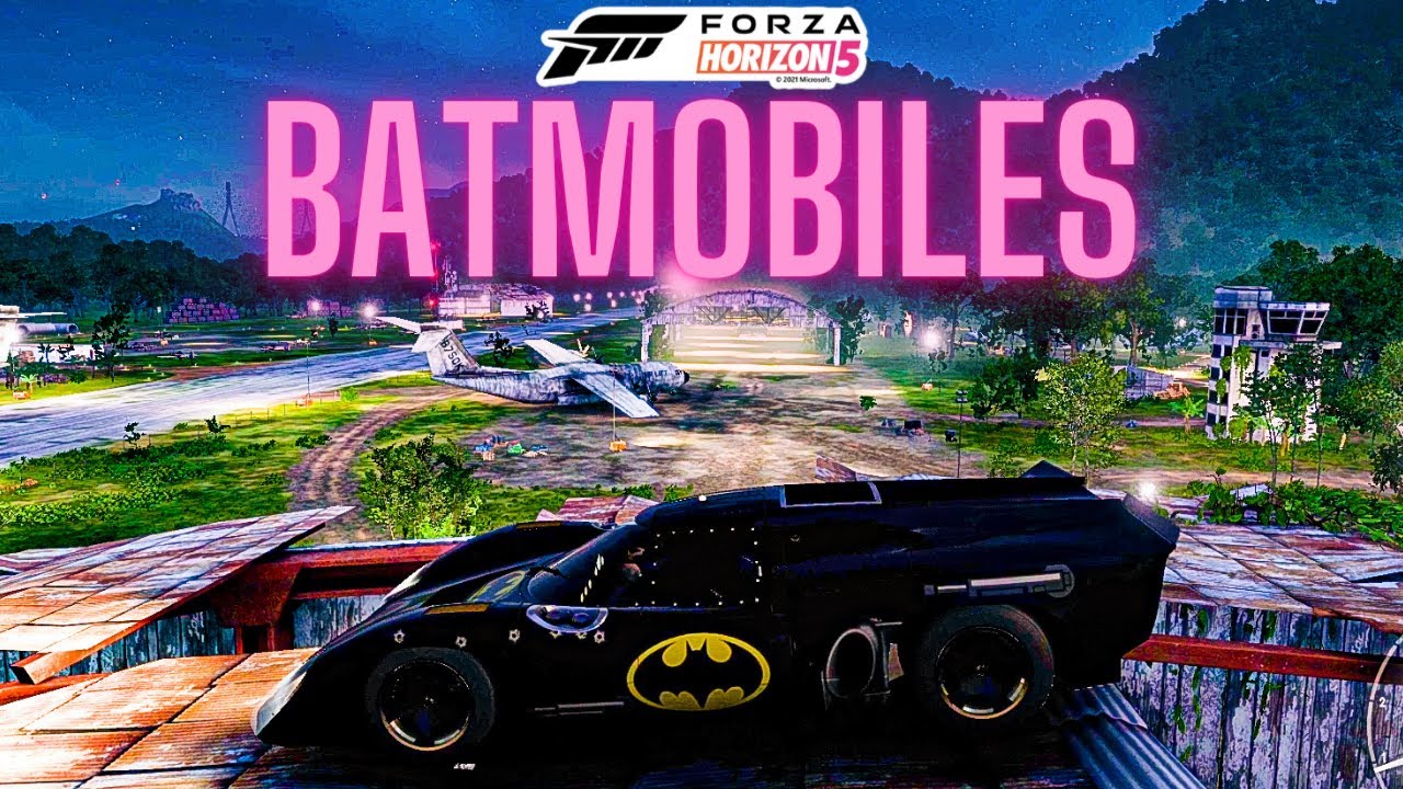 Forza Horizon 5 - INSANE Batmobile remake SICK HORSEPOWER - YouTube