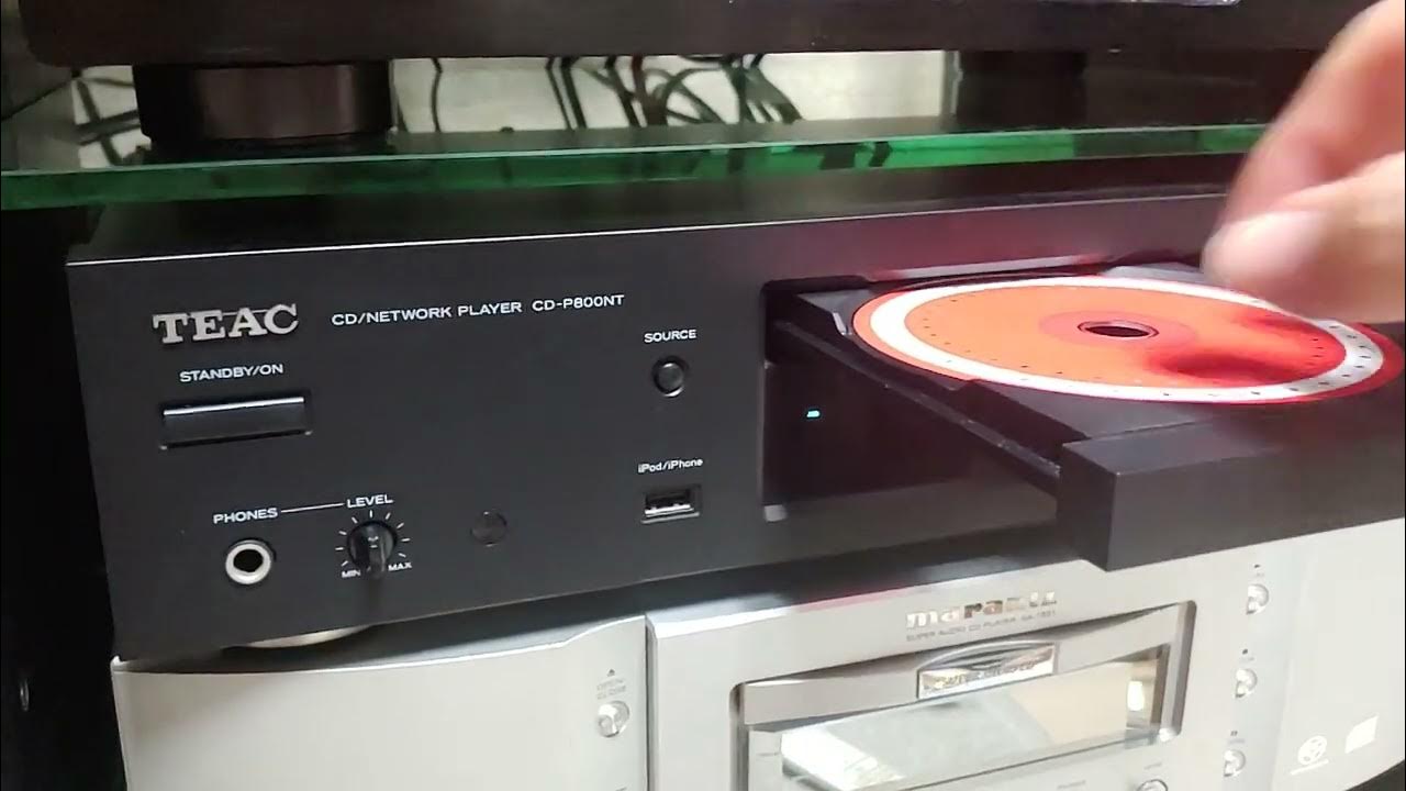 티악(TEAC) CDP(네트워크 플레이어) 정상동작 확인 - YouTube
