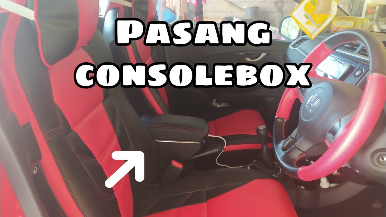 Pasang Console Box | armrest pada Honda Brio | nyaman | bajidot - YouTube
