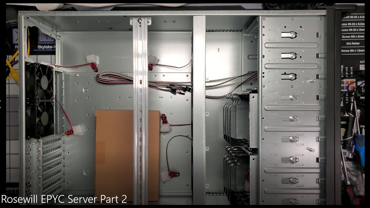 Rosewill EPYC Server Part 2 - YouTube