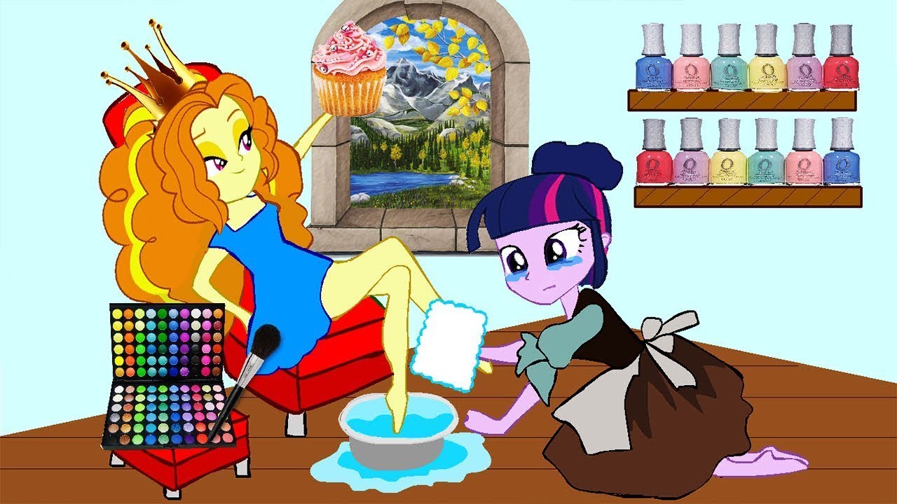 My Little Pony MLP Equestria Girls Transform into Cinderella Animation ...