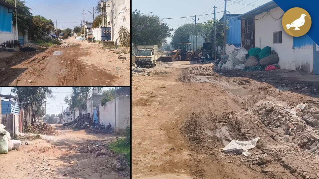 Bad roads,drainage overflow in Babul reddy nagar, Residents faces ...