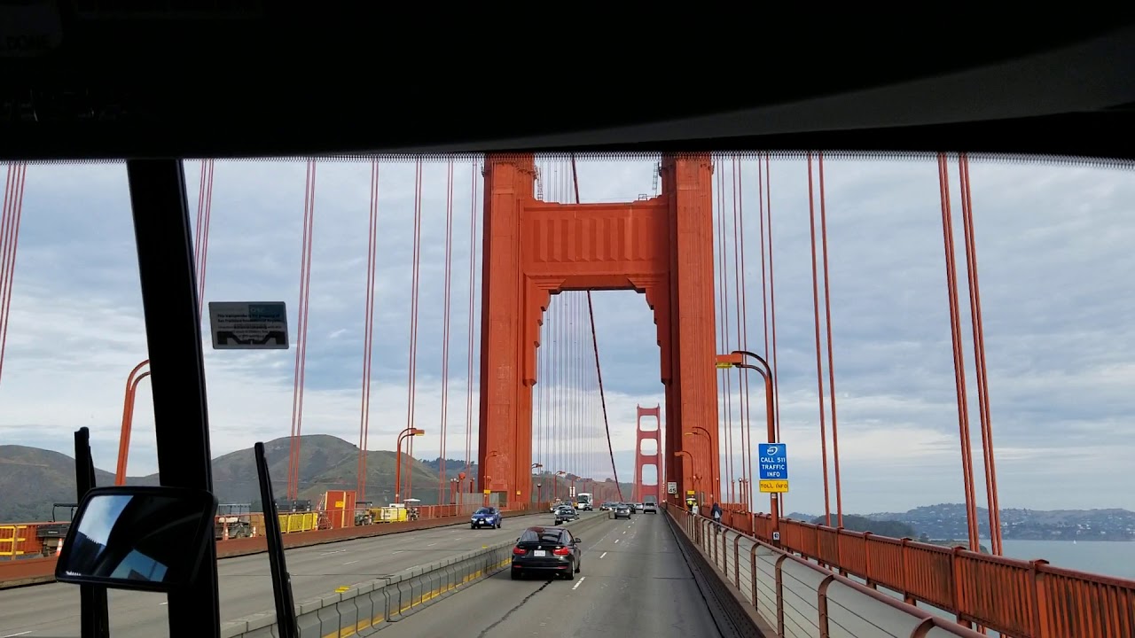 Driving Over Golden Gate Bridge ( San Francisco) - YouTube