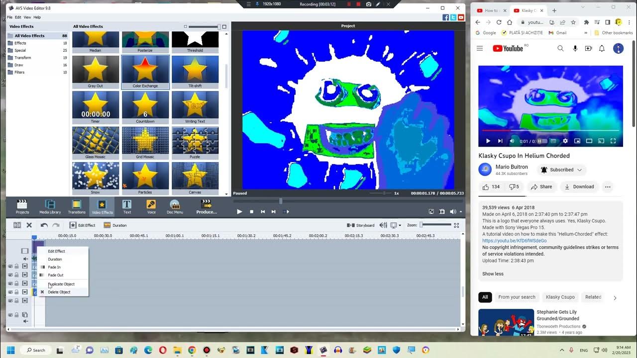 How to make Helium Chorded Visuals on AVS Video Editor - YouTube