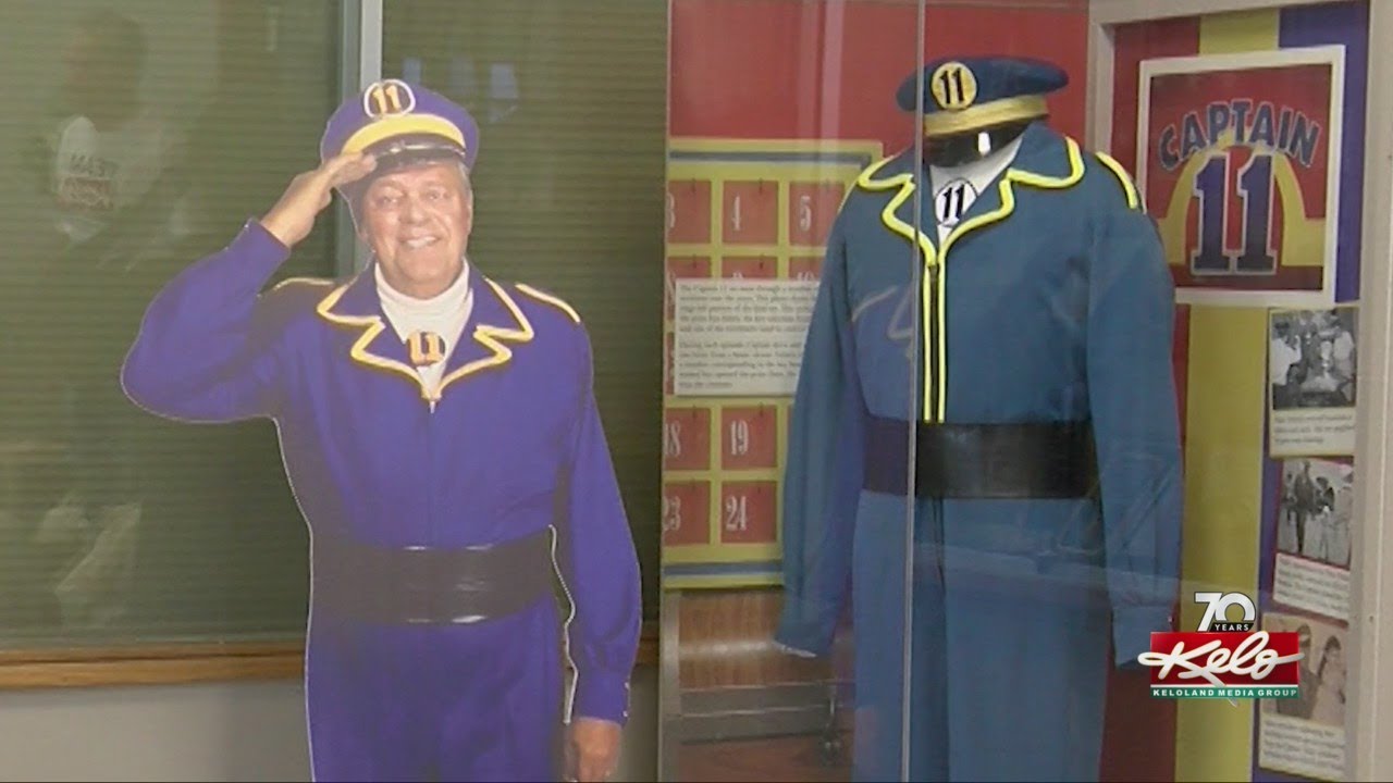 Captain 11 suit comes home during 70th anniversary - YouTube