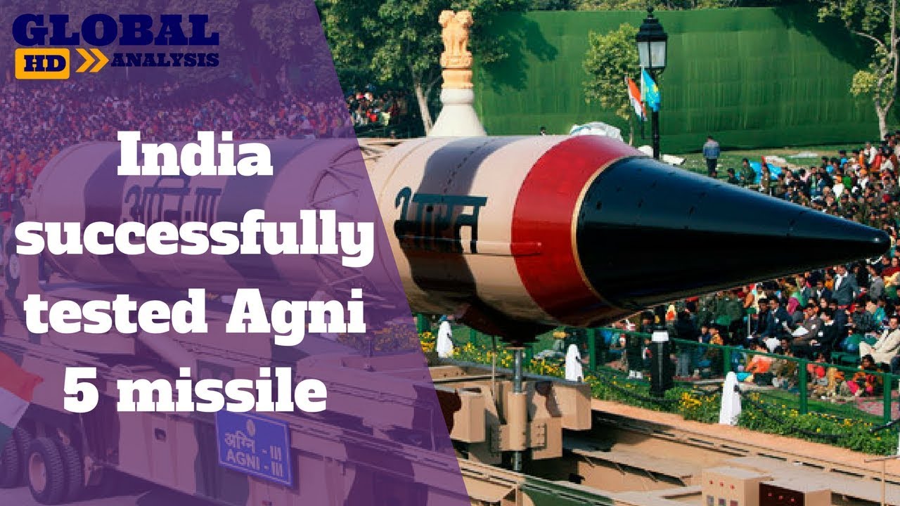 India successfully tested Agni 5 missile - YouTube