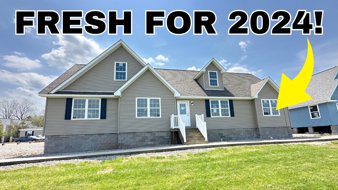 Fresh New MODULAR HOME Just Finished And Ready To Go For 2024! - YouTube