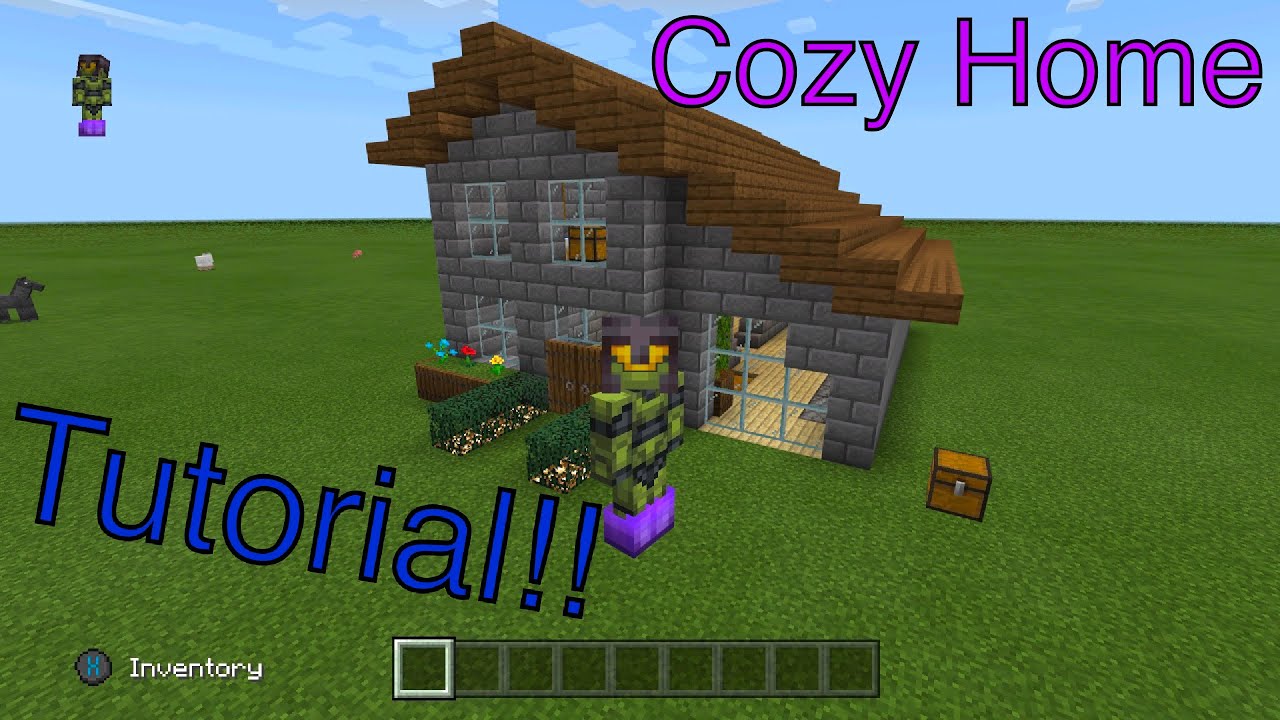 Minecraft COZY HOUSE!! Tutorial - YouTube