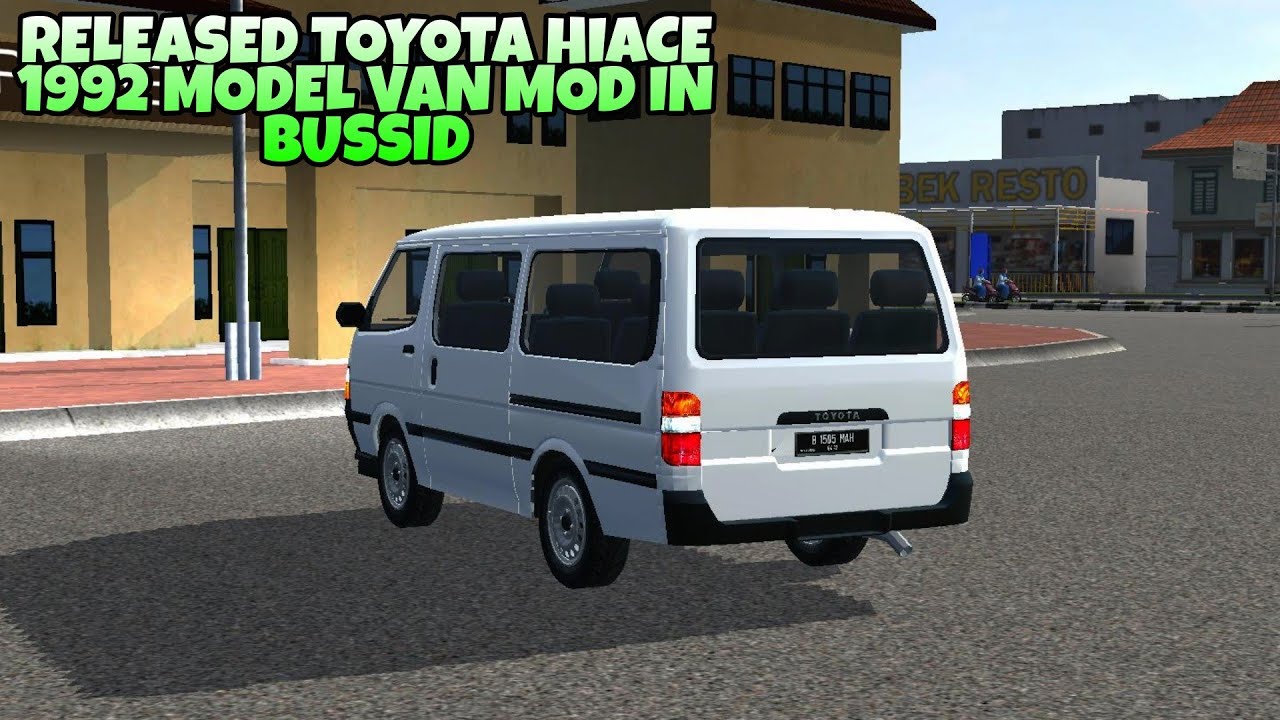 Released Hiace 1992 Car Mod In Bus Simulator Indonesia - Bussid Car Mod ...