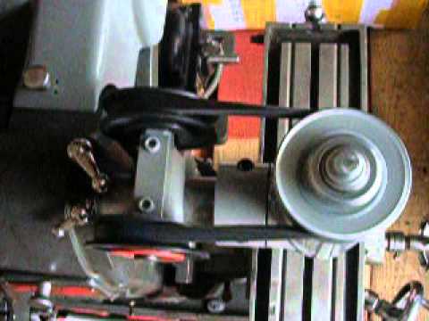 Atlas milling machine vertical head attachment - YouTube