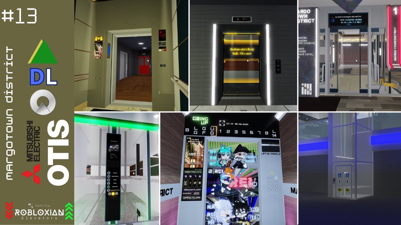 Margotown District by Hadith671 (mine) | Robloxian Elevators - YouTube