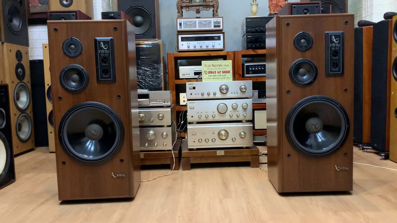 Cặp loa mỹ khủng infinity bass 30 sm 122. Bass đánh như bom tấn . - YouTube