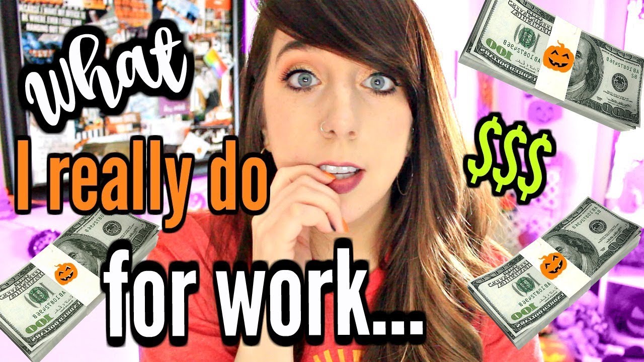 WHAT I REALLY DO FOR WORK! MY REAL JOB! - YouTube