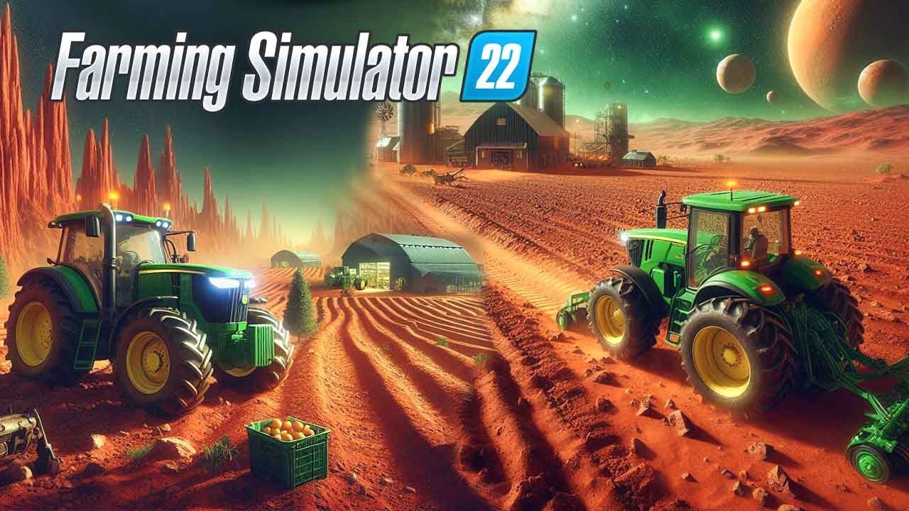 Créer une FERME sur MARS, John Deere 6M incroyable & Partir De Rien ...