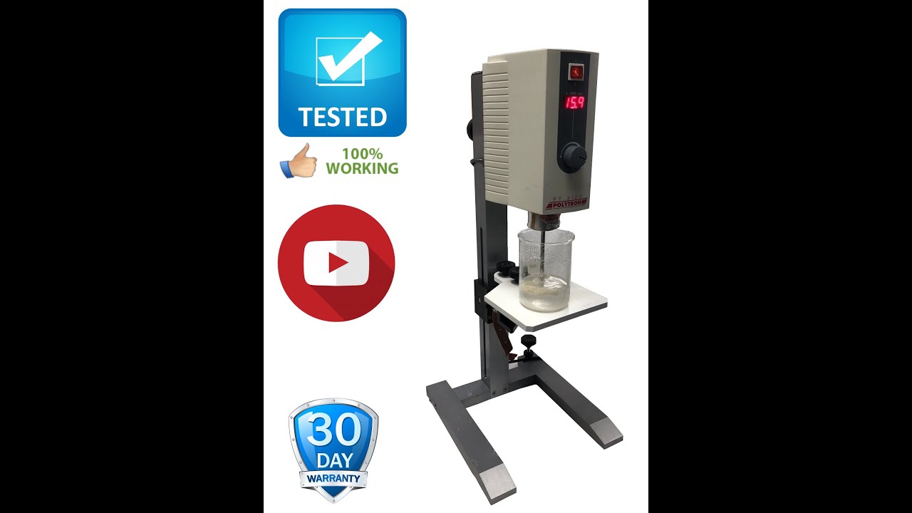 Kinematica AG Polytron Homogenizer PT MR 3100 1000RPM in1514 11 - YouTube