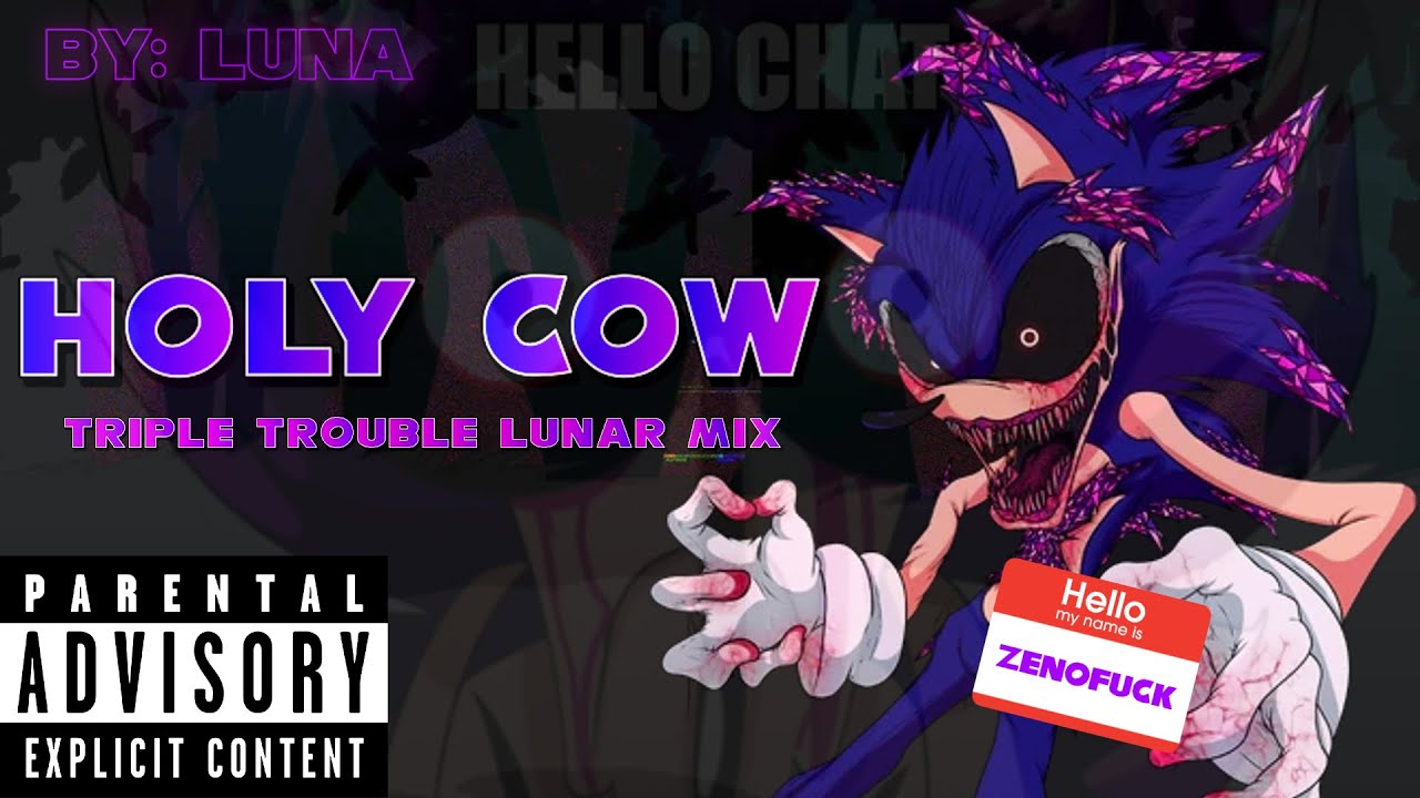 [FNF: SS1S] ~ HOLY COW ~ [TRIPLE TROUBLE LUNAR MIX] (Jeepers Is That A ...