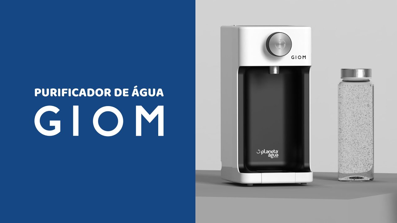 Purificador de Água GIOM | Descarte e sabor da água I Bióloga Liéven ...