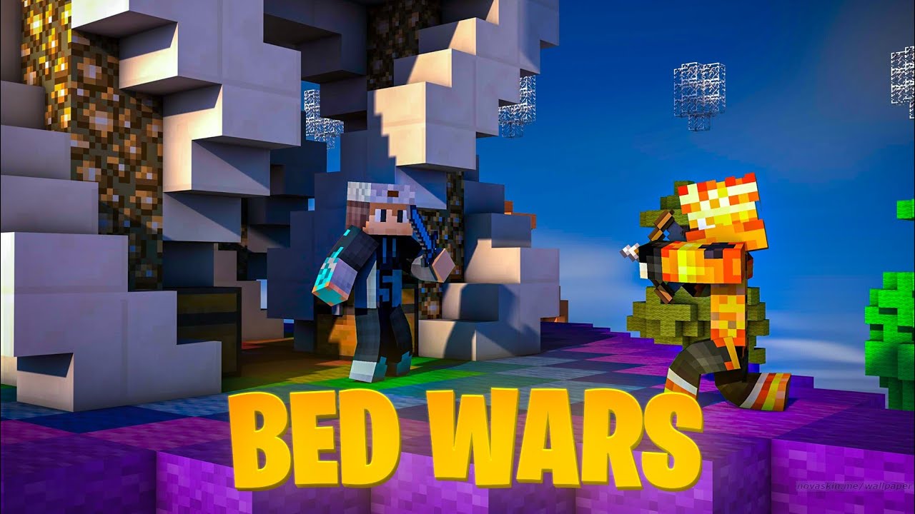 Minecraft Bedwar with My friend😀😀 - YouTube