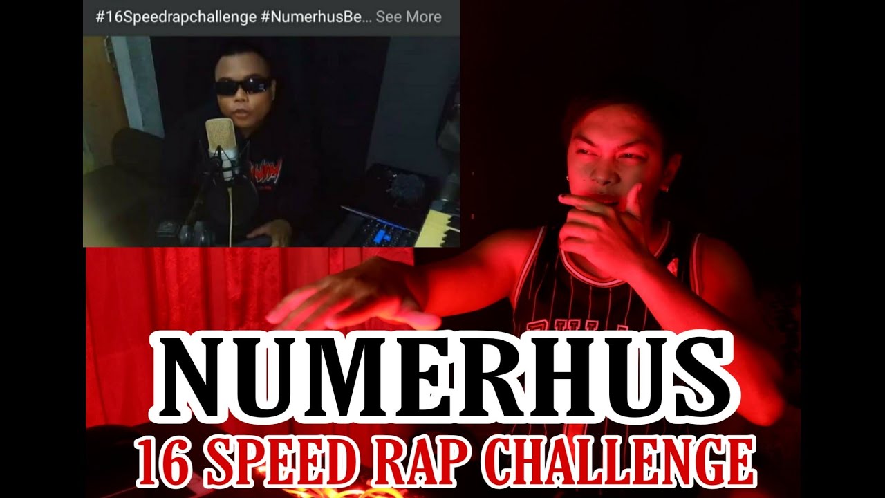 NUMERHUS 16 SPEED RAP CHALLENGE - DAINZANE - YouTube