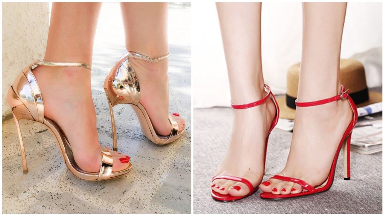 Outstanding open toe high heels sandals designs ideas - YouTube