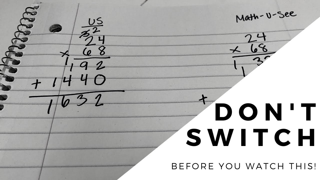 You NEED to know this about MATH-U-SEE! - YouTube