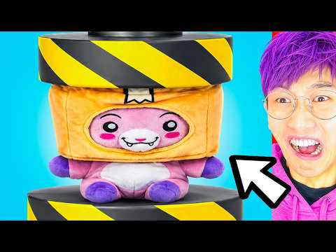 HYDRAULIC PRESS vs. EVERYTHING! (BEST LANKYBOX REACTIONS!)