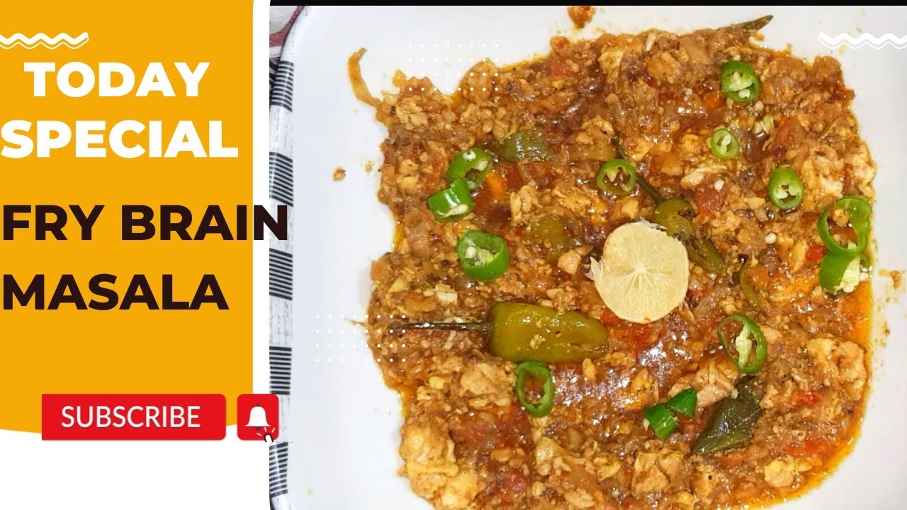 Brain Masala Fry Recipe|Maghaz fry masala|Bhyja fry Masala# ...
