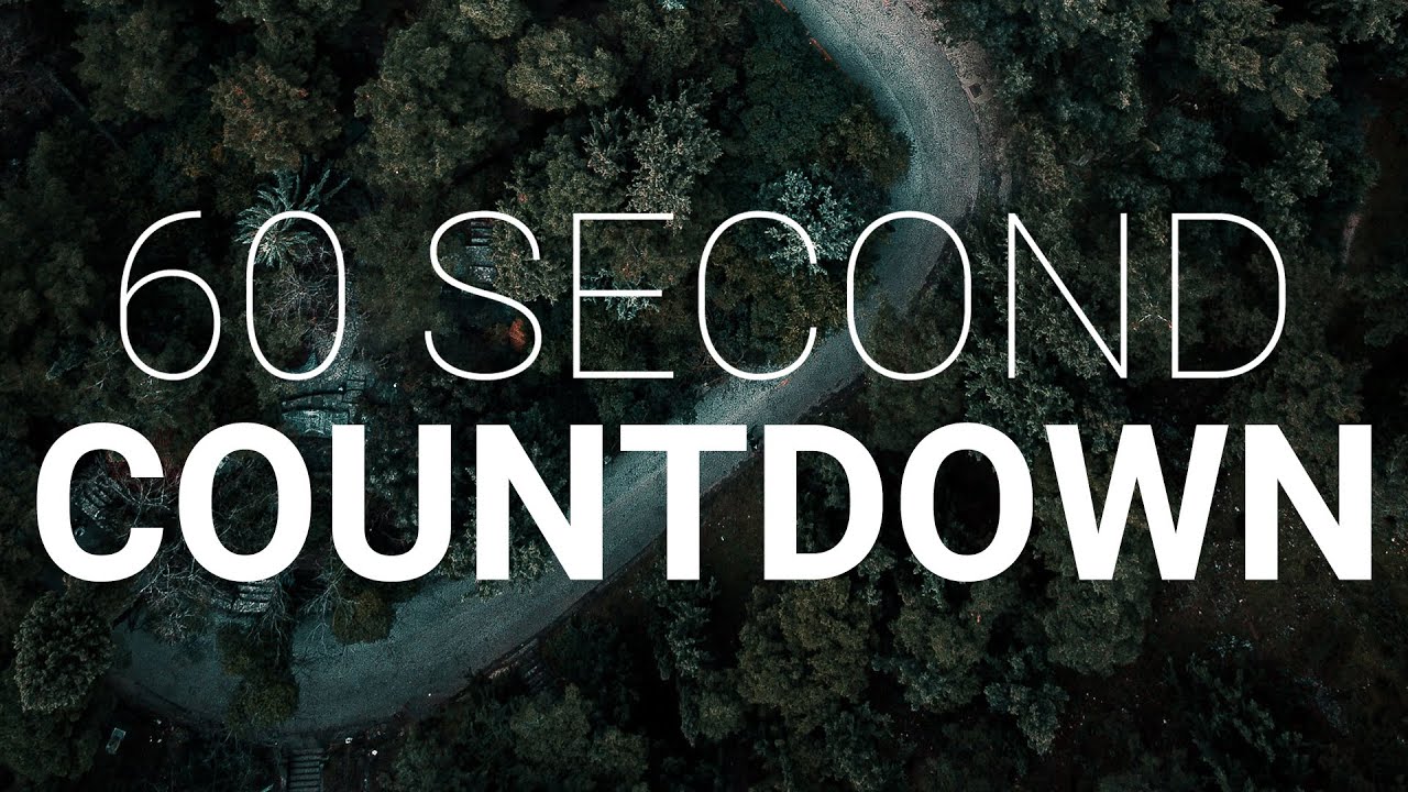 60 Seconds To Countdown Effects In After Effects! - YouTube