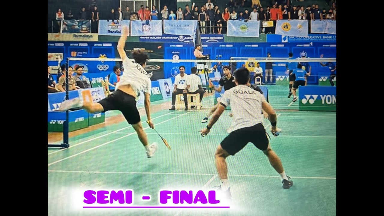 SURAJ GOALA/DHRUV RAWAT VS ARSH MOHAMMED/SANSKAR - SENIOR NATIONAL BADMINTON CHAMPIONSHIP 2024 ...