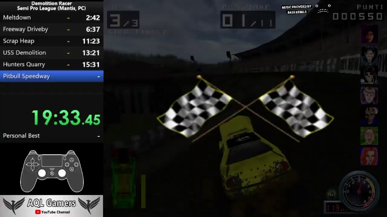 🔴[Speedrun Semi Pro League] Demolition Racer (PC) on Mantis - 19:40 (WR ...