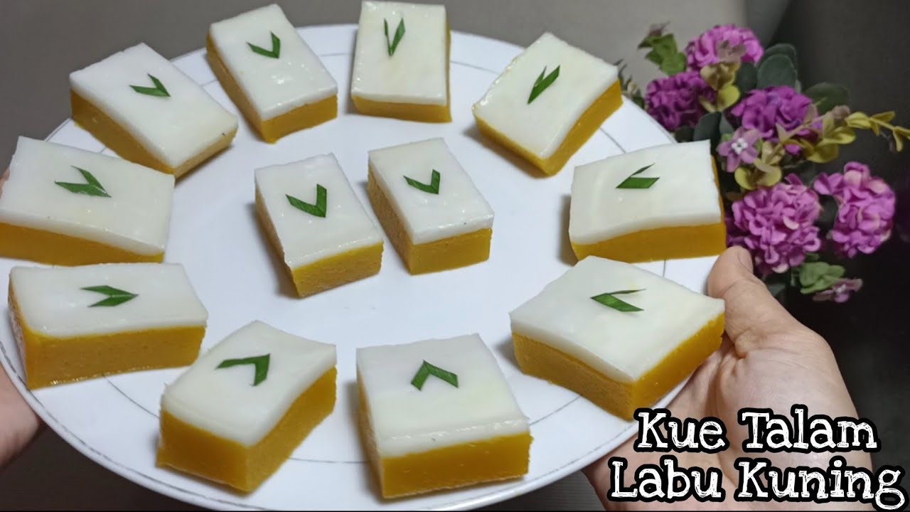 RESEP KUE TALAM LABU KUNING. MUDAH, ENAK, LEMBUT DAN GURIH. KUE ...