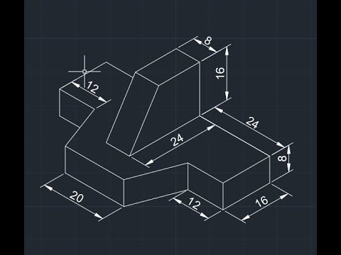#AutoCAD| Draw AutoCAD Isometric drawing by simple techniques - YouTube