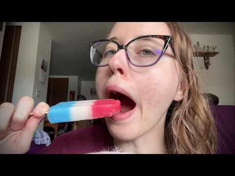 Eating a Popsicle Mukbang + Chit-Chat ASMR