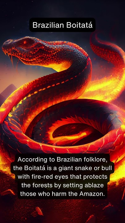Brazilian Boitatá Folklore #shorts #folclorebrasileiro #snake - YouTube