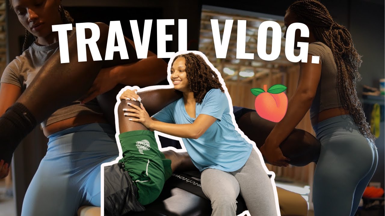a day in the life as a stretch practitioner | travel vlog - YouTube
