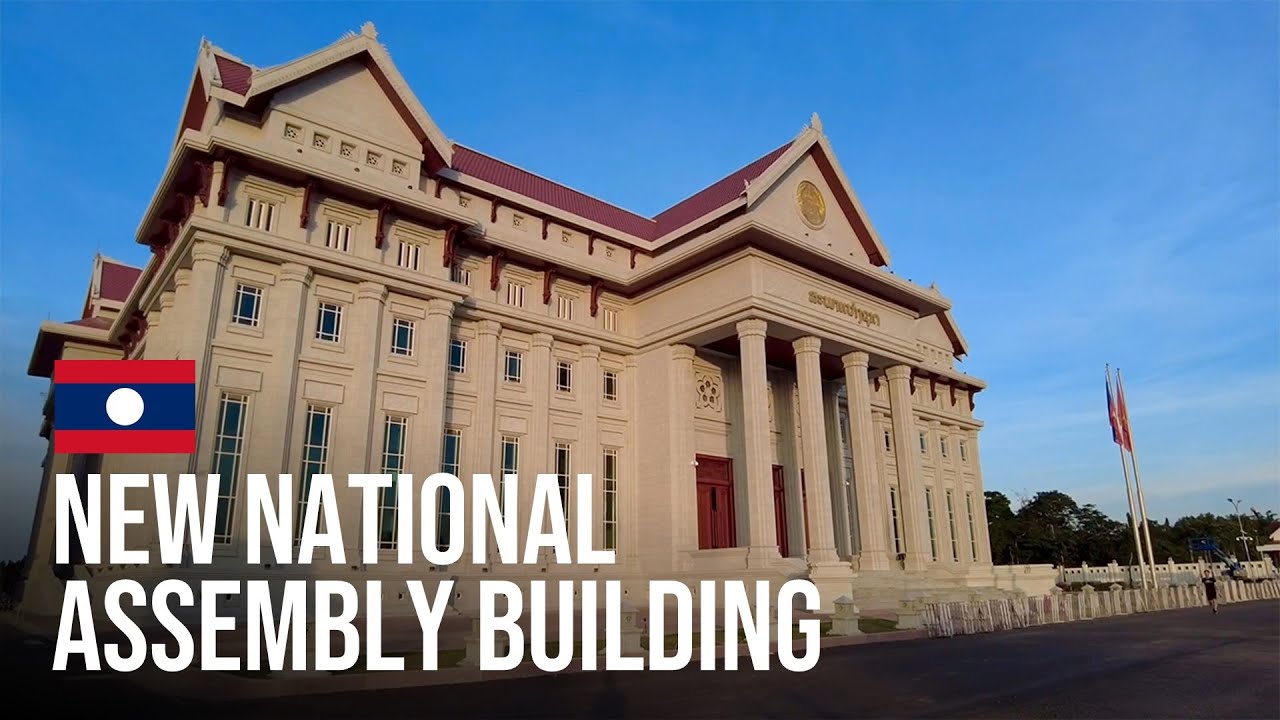 Walking around the New National Assembly building | Vientiane, Laos ...