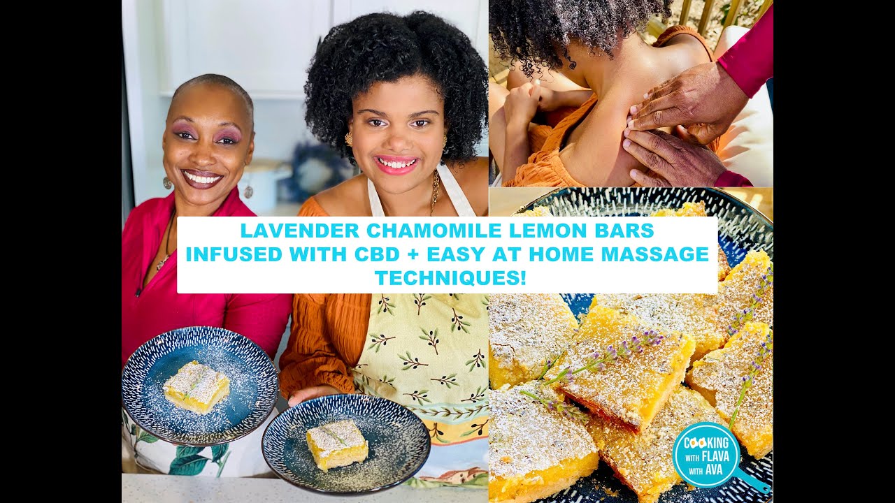 RELAX: Lavender Chamomile Lemon Bars infused with CBD plus Learn at ...