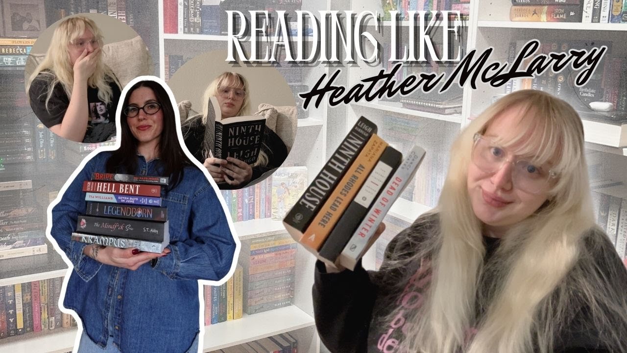 Reading like Heather McLarry for a Week 📖🖤 - YouTube