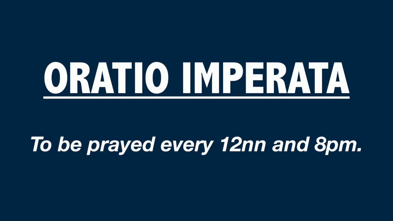 Oratio Imperata (Prayer Against Covid 19) - YouTube