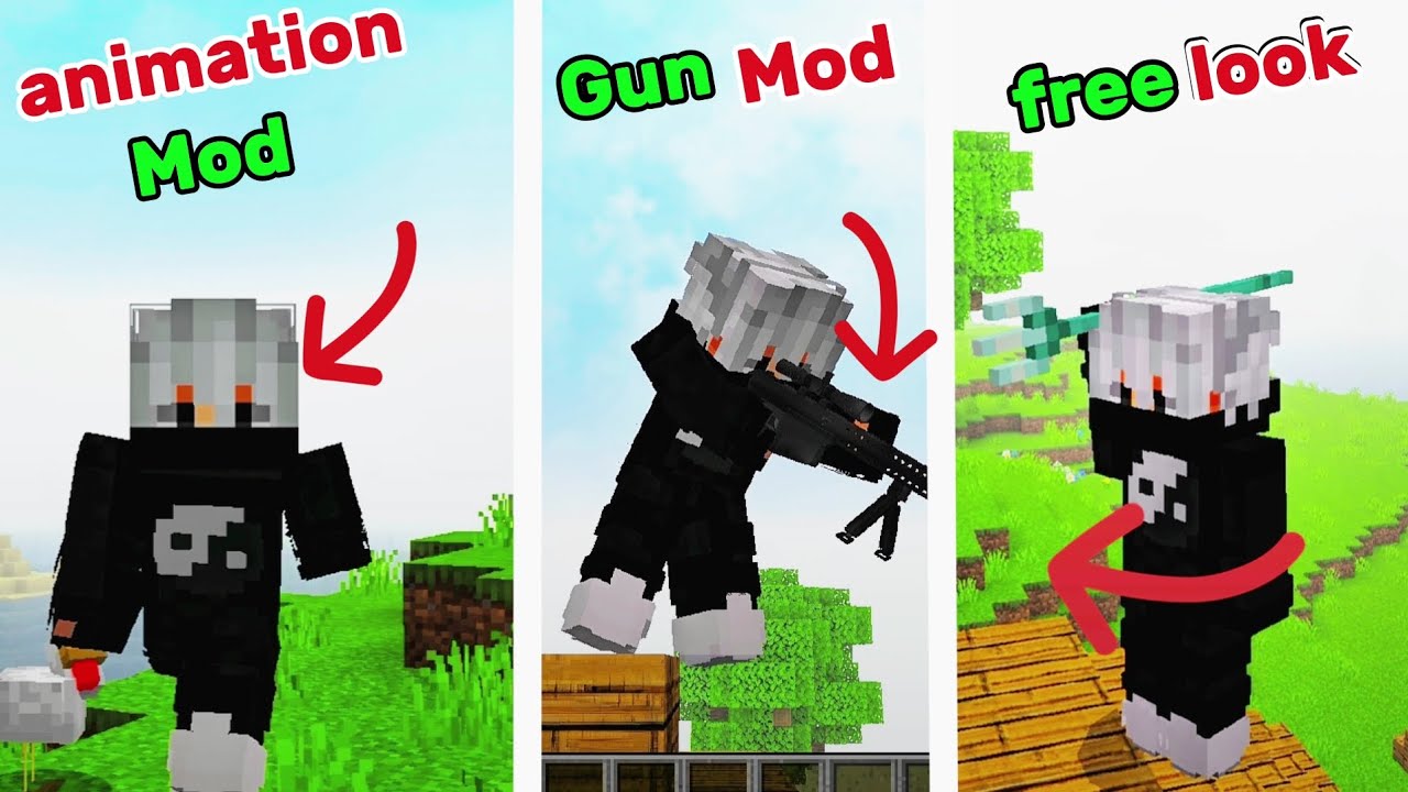 Minecraft amazing mods for pocket edition - YouTube
