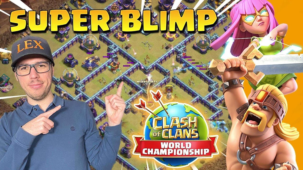SUPER BLIMP +30% SUR HDV 15 MAX | Clash Of Clans - YouTube